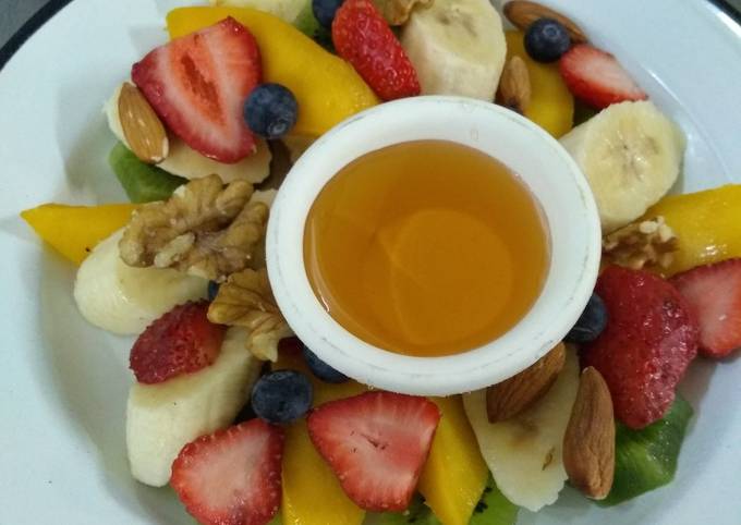 Plato de frutas Receta de Gustavo Sebastian Rodriguez- Cookpad