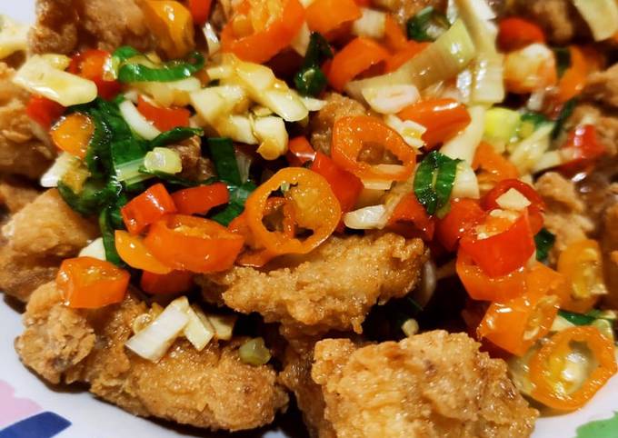 Resep Chicken Pop Cabe Garam oleh Kitchen Saya - Cookpad