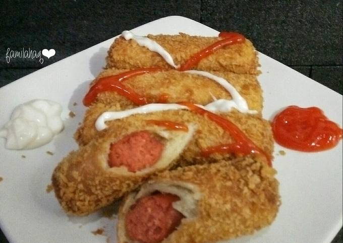 Resep Roti Goreng Sosis Mayo oleh Mila🧕🏻 - Cookpad