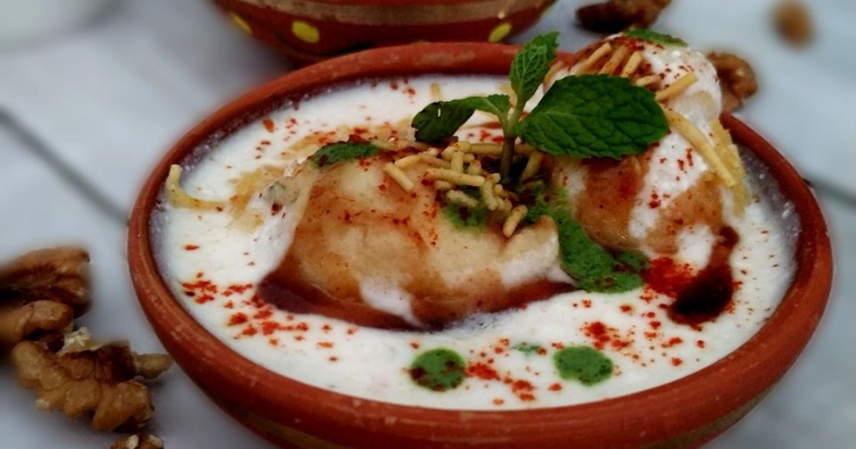 Walnut Paneer Stuffed Dahi Vada Recipe by Suhita Rana Chowdhury👩‍🍳 ...