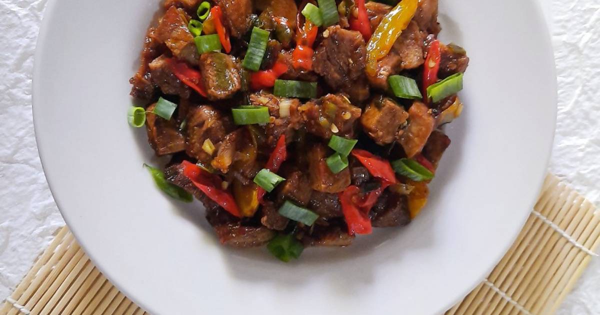 Resep Daging Sapi Lada Hitam Oleh 🍀vida Tyas🍀 Cookpad