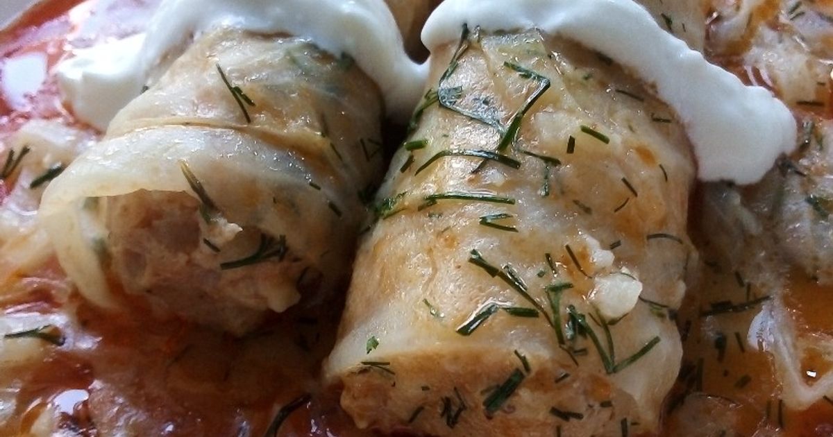 Töltött Lucskos Káposzta Paradicsomosan | Péter Rozália receptje ...