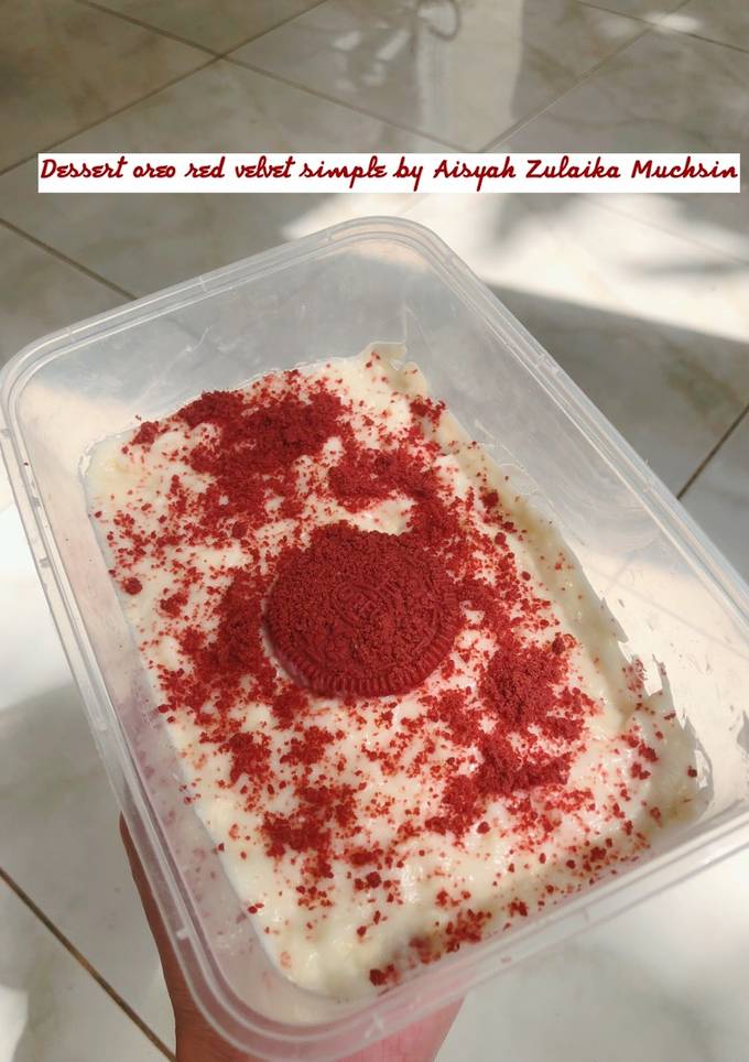 Resep Dessert box oreo red velvet simple oleh Aisyah Zulaika Muchsin - Cookpad