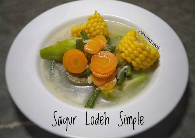 Resep Sayur Lodeh Simple oleh Kucingrabbit [ Anny ] - Cookpad