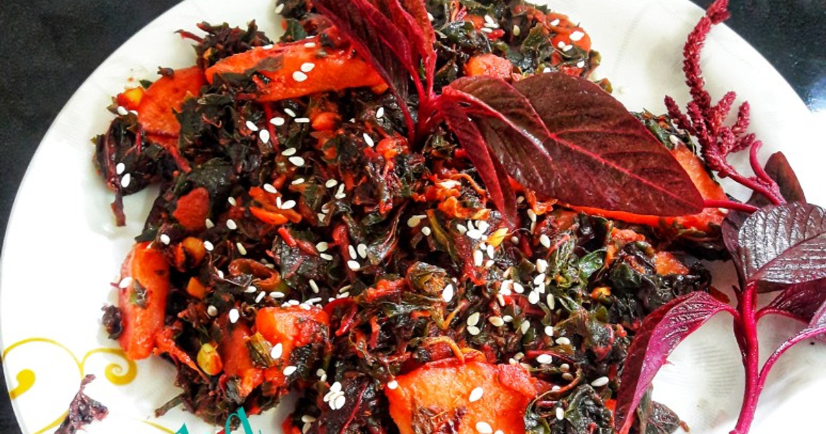 Laal Saag Recipe by Prati's Food Mania - Cookpad