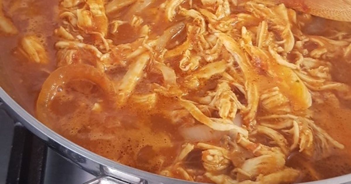 Tinga De Pollo Receta de Claudia Anaya- Cookpad