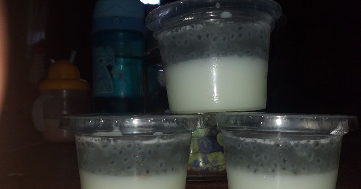 Resep Puding Susu Melon Selasih oleh MAMA LOGAN - Cookpad