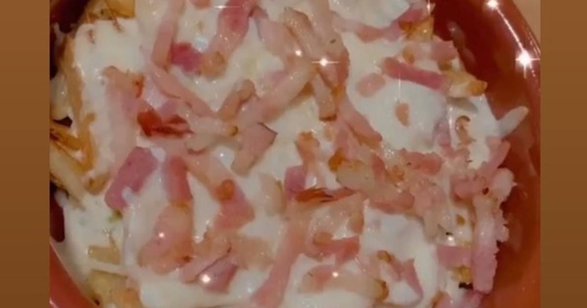 Patatas Foster’s Hollywood. Bacon & Cheese Fries Receta de Leonela ...