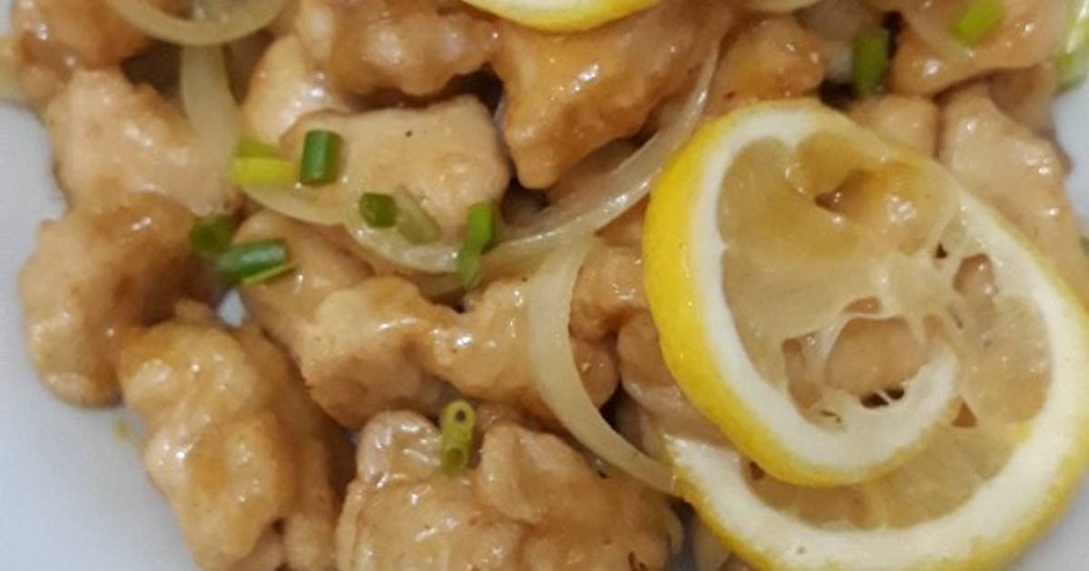 Resep Ayam saus Lemon 🍋 oleh Silvia Mgrt Kitchen - Cookpad