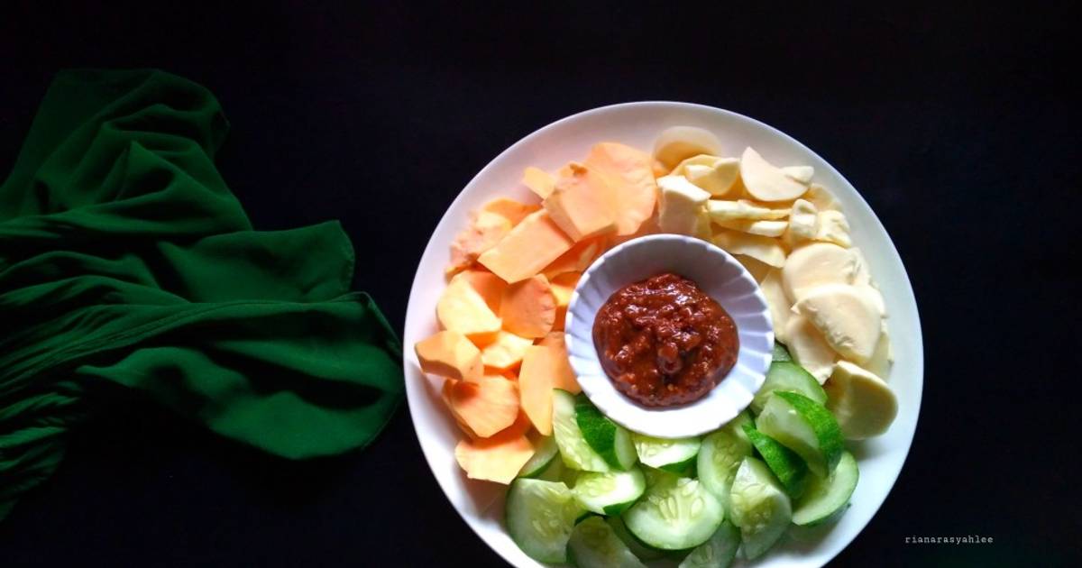 Resep #Rujak coel ubi singkong timun oleh Riana Rasyahlee - Cookpad