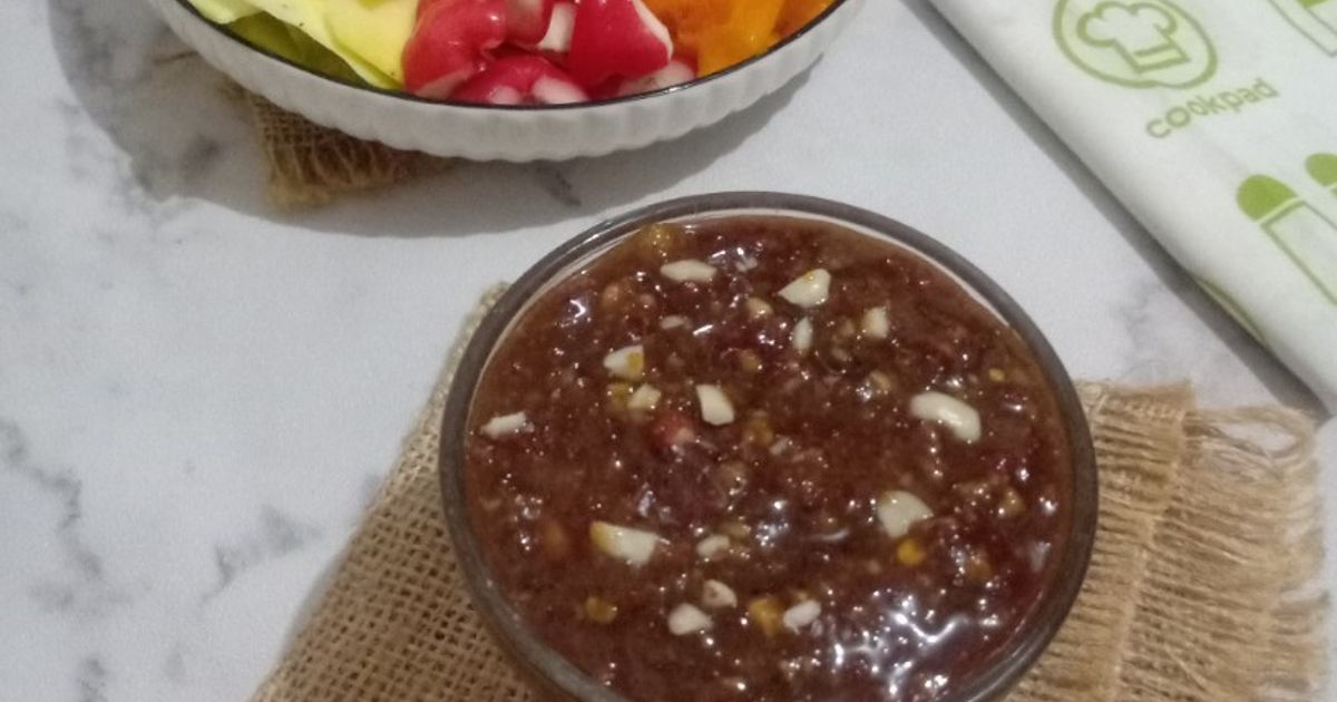 Resep Rujak Colek Bumbu Kacang oleh Deffi Mom's Ahnaf - Cookpad