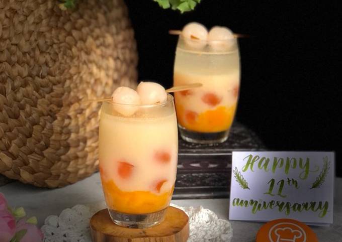Resep Mango Lychee Party oleh Evie Indriana - Cookpad