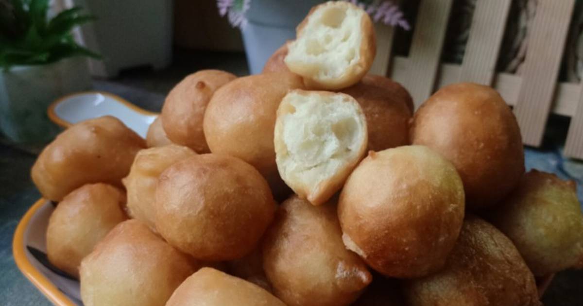 Resipi Cucur Kembong Manis 4 Bahan oleh mamy_kitchen89 - Cookpad