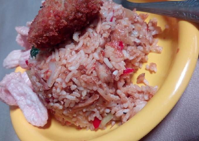 Resep Nasgor bawang bombay oleh Ndaru Kitchen - Cookpad