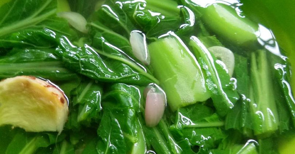 Resep sawi rebus rumahan enak dan mudah - Cookpad
