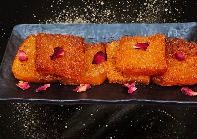 Sweet Bread Toast Recipe by Juhi Sewani 💕 - Cookpad