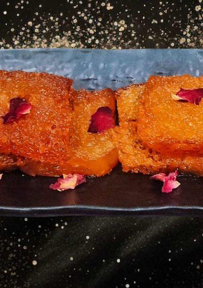 Sweet Bread Toast Recipe by Juhi Sewani 💕 - Cookpad