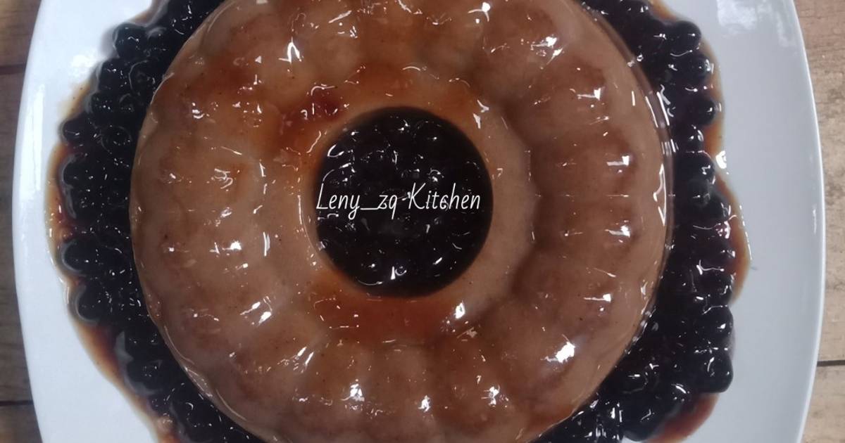 Resep Cappucino Boba Pudding oleh Leny_zaqeena - Cookpad