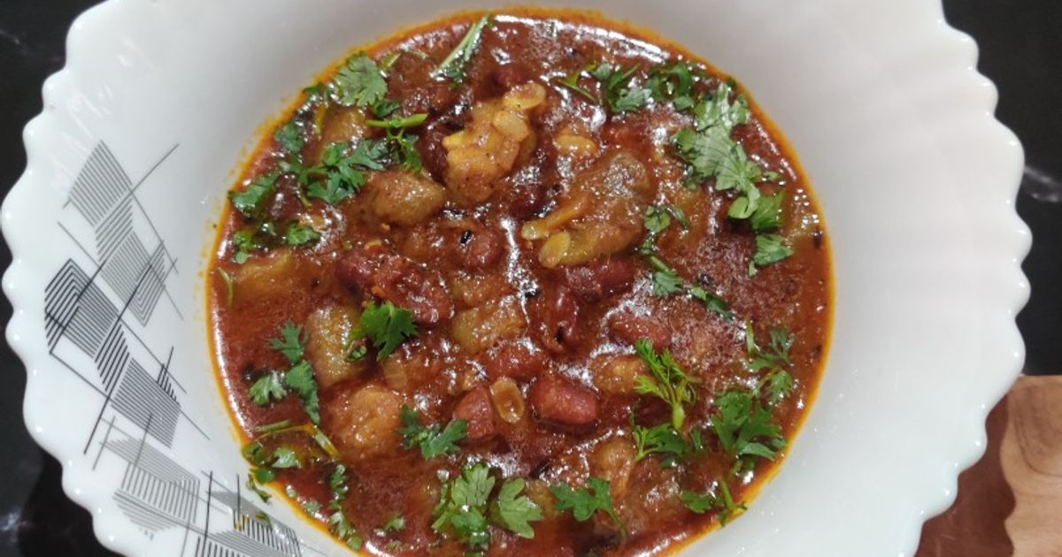 Rajma Turai Curry Recipe by rama - Cookpad