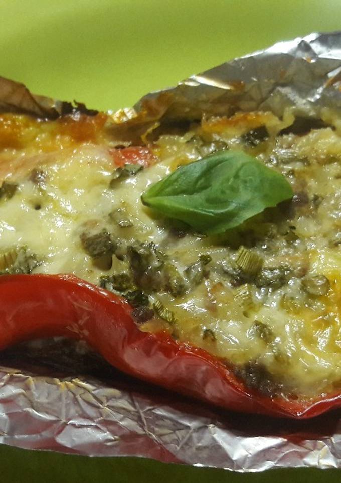 Morrón relleno😋 Receta de FaTi👱- Cookpad