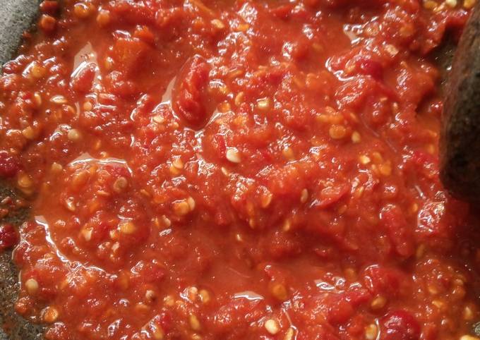 Resep Sambal plecing oleh ira razak - Cookpad