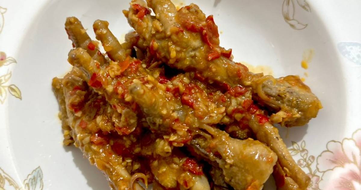Resep Ceker mercon 🌶️ oleh Rifatin Nabilah - Cookpad