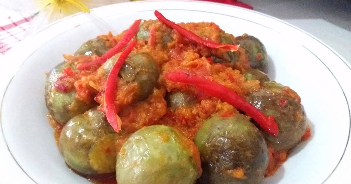 Resep Balado Palola (Terung Bulat) Pedas Mantap oleh Bu Wien - Cookpad