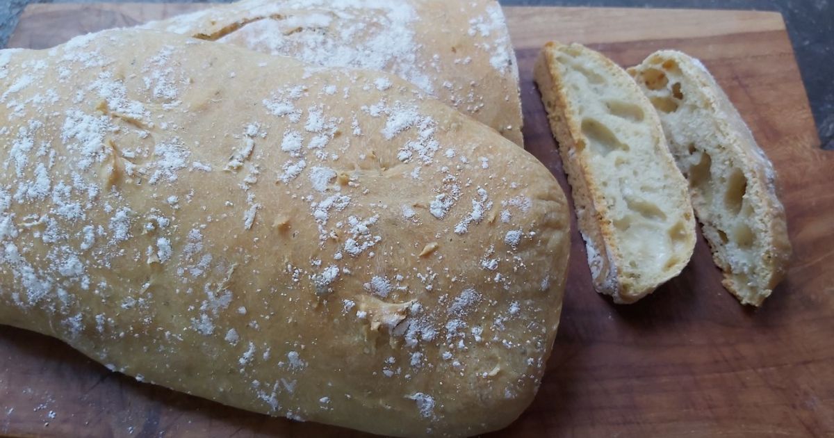 Resep Roti Ciabatta Roti Italia oleh Arun Smieszek - Cookpad
