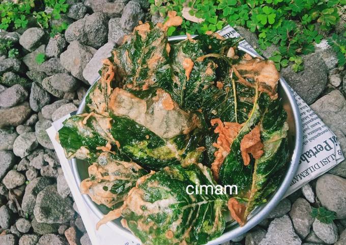 Resep Bayam tempura(Crispy) oleh Ayu Nadya - Cookpad