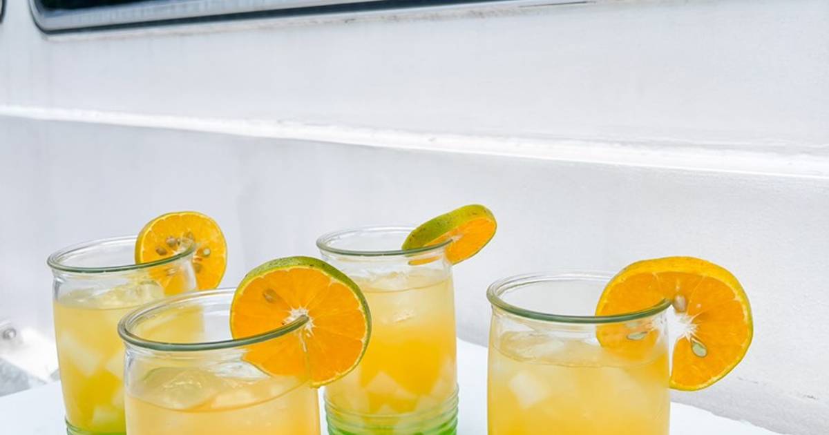 Resep Es Jeruk Sirup Melon oleh Evy Matthew - Cookpad