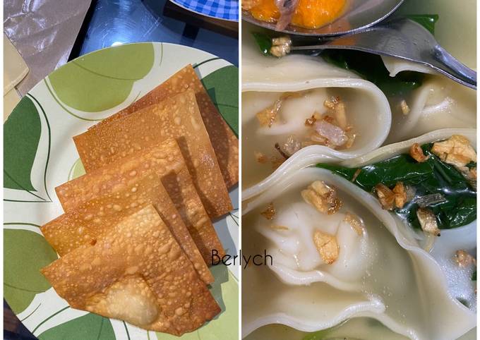 Resep Pangsit Goreng dan Pangsit Rebus oleh Berly - Cookpad