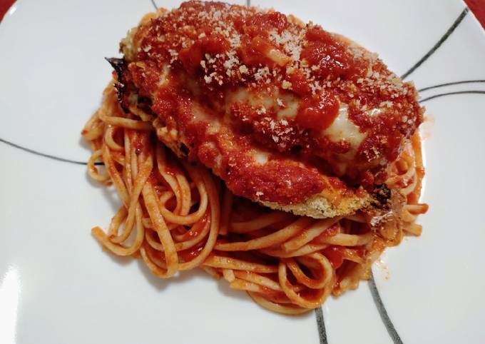Weeknight chicken parm Recipe by Robert Gonzal - Cookpad