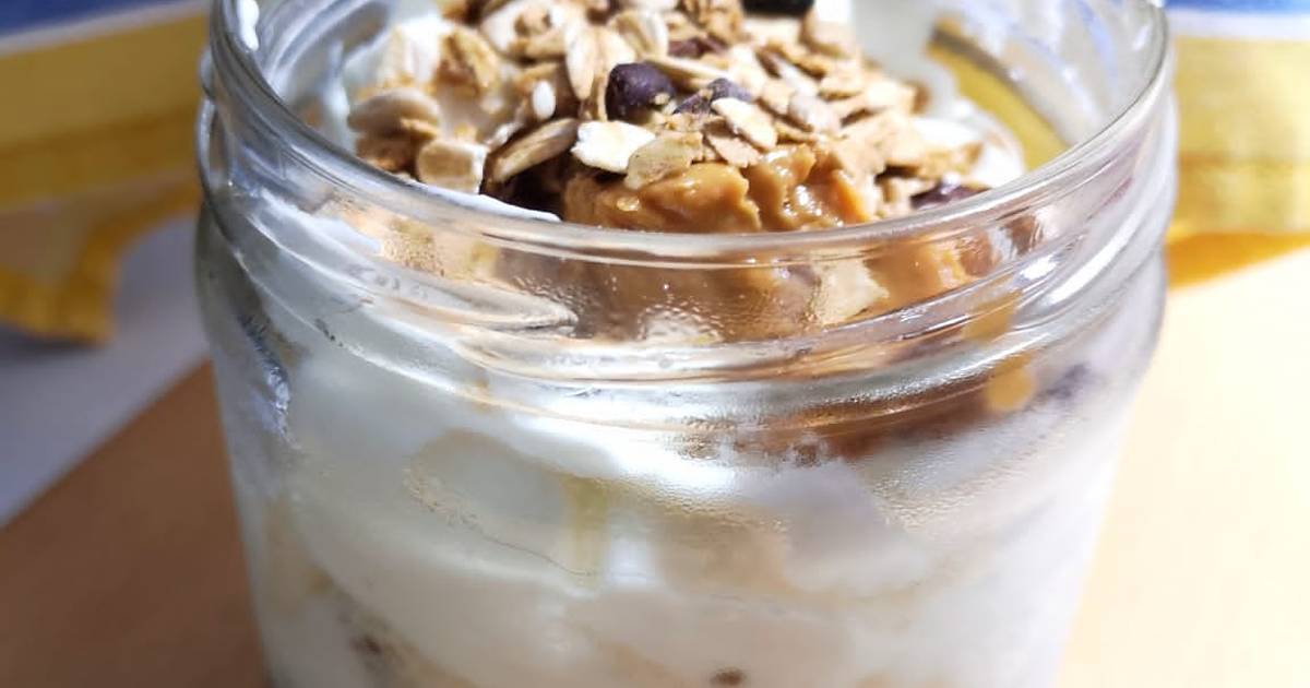 Pudín de chía y plátano Receta de Angela Bazan- Cookpad