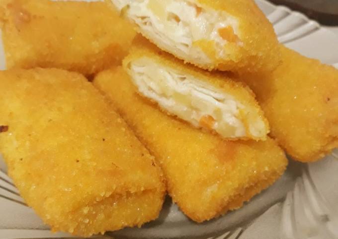 Resep Risol isi rogut sayur&keju oleh Cahaya Naira - Cookpad