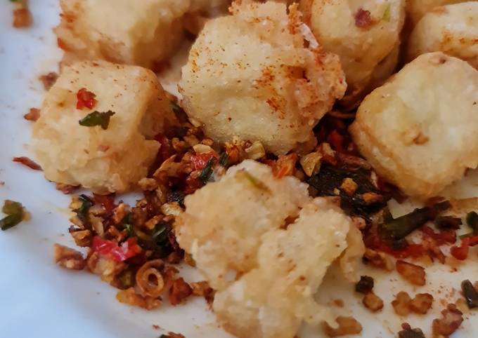 Resep Tahu Cabai Garam oleh sheilla chiu - Cookpad
