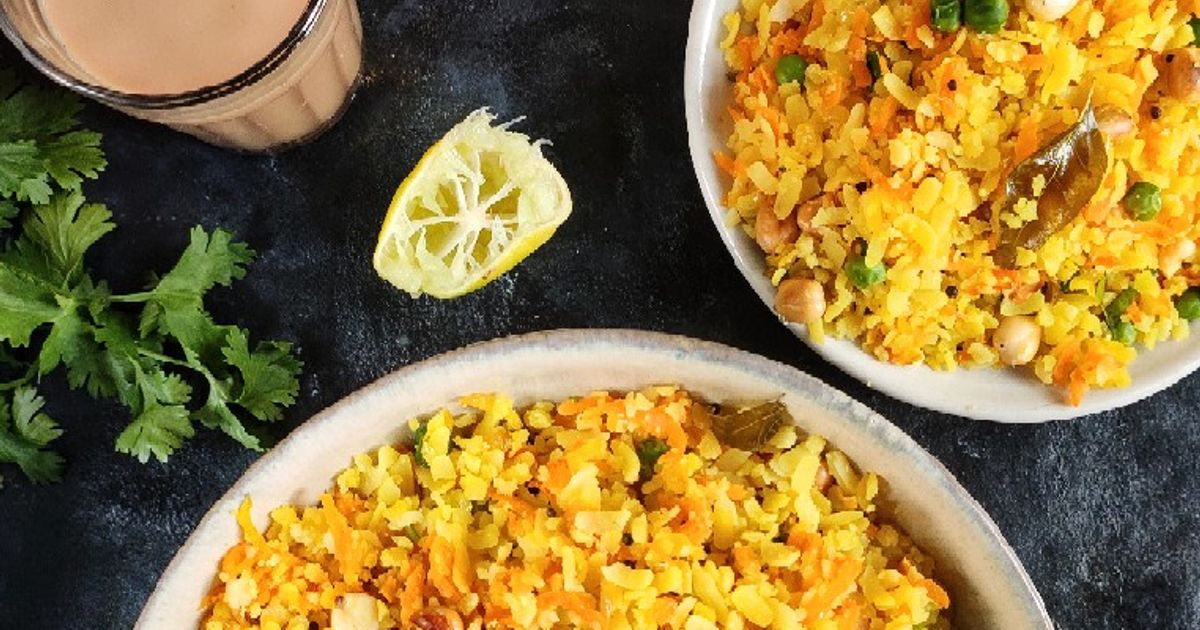 Vegetable Poha Recipe by Swati - Cookpad
