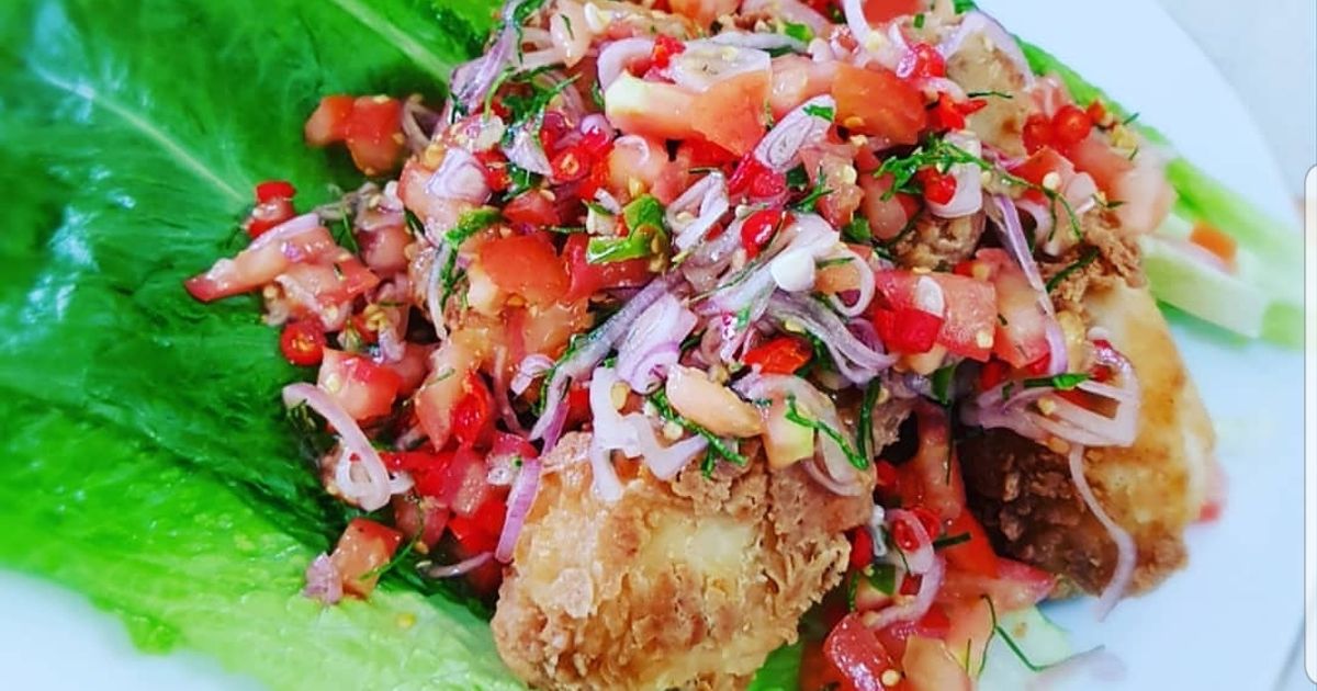 Resep Fried Chicken With Sambal Dabu Dabu oleh PAWON KEZIA ( Kezia's ...