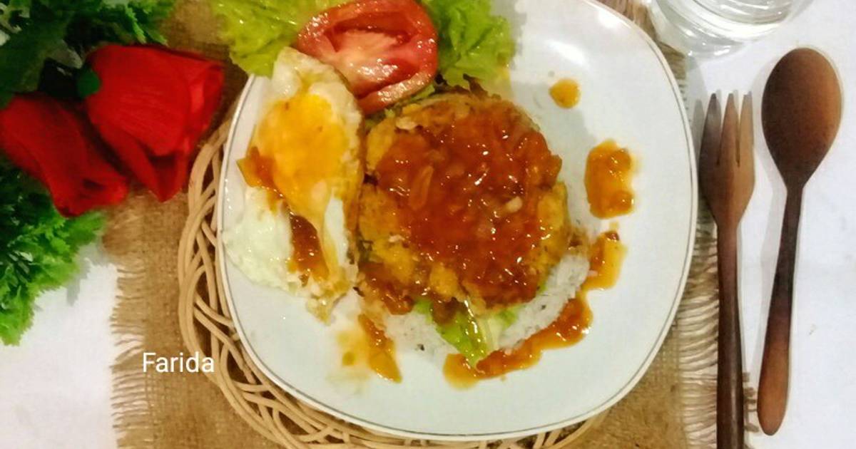 174 resep burger nasi enak dan mudah - Cookpad