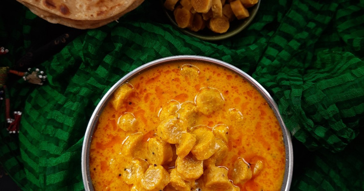Rajasthani Gatte Ki Sabzi (No Onion No Garlic) Recipe by Deepa Rupani ...