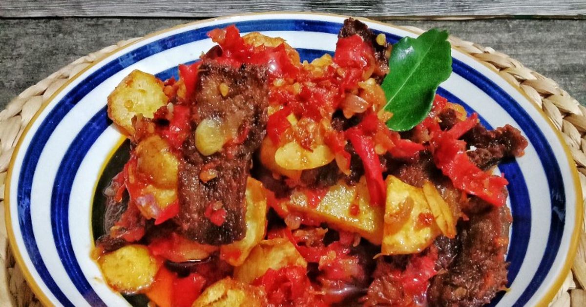 Resep Dendeng Batokok. Dendeng Balado. Resep Nenek Nan oleh Mamamusa ...
