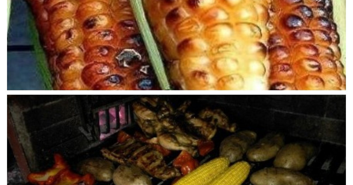 Asado A La Parrilla De Choclo Receta de Mario H. Davi