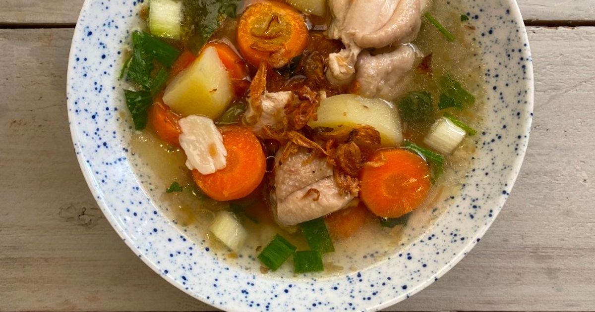 Resep Sop Ayam Ala Pak Min Klaten oleh Mamah Cookpad - Cookpad