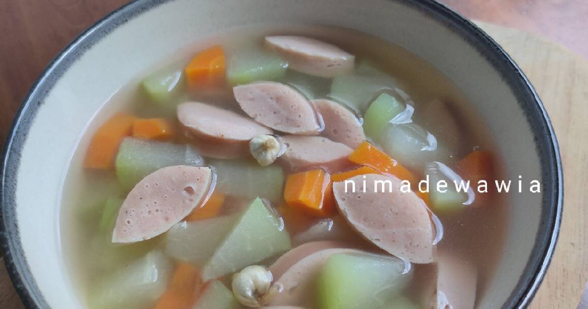 15 resep sup sehat labu siam enak dan mudah - Cookpad