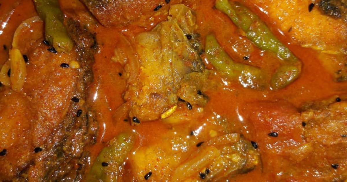 Katla fish kalia Recipe by Oruna das - Cookpad