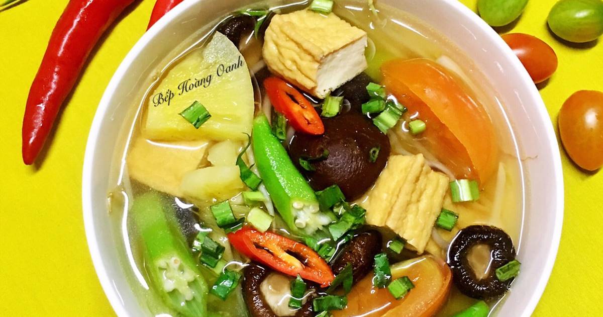 Cách Làm Món Canh Chua Chay của Hoàng Oanh - Cookpad