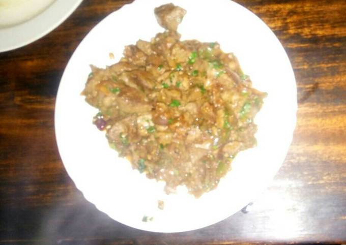 Fried Liver Recipe by LucyWambu - Cookpad