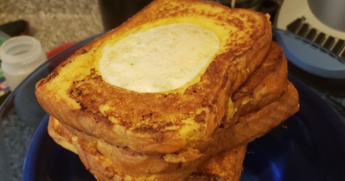 Egg In A Hole French Toast Recipe By Shimi