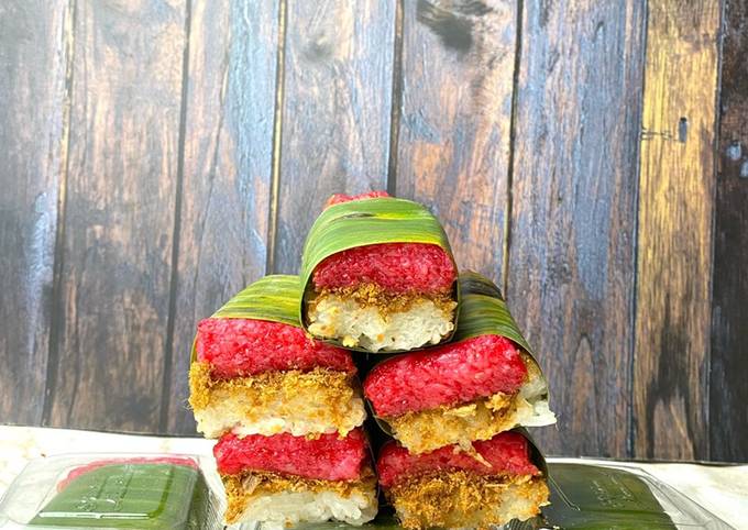 Resep Lemper Isi Abon Merah Putih oleh Rini Dwi Astuti - Cookpad
