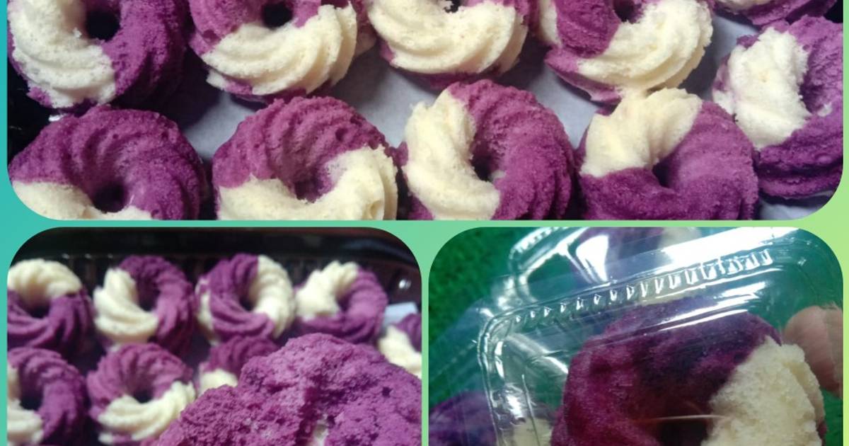 Resep Bolu taro mini seribuan oleh Ndari Anka - Cookpad