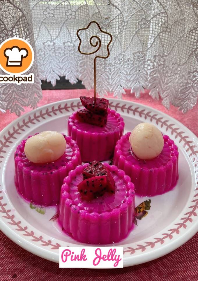 Resipi 👩‍🍳Pink Jelly🩷 oleh Mahadiah - Cookpad